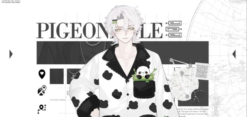 Dorian - Six Outfit Live2d Vtuber Model - Vtube Studio, Vbridger - Etsy