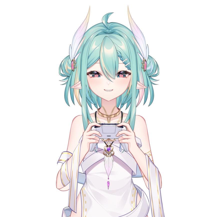 Natural Elf Live2d Vtuber Model / Commercial Use/ Ready to Use/ Full ...