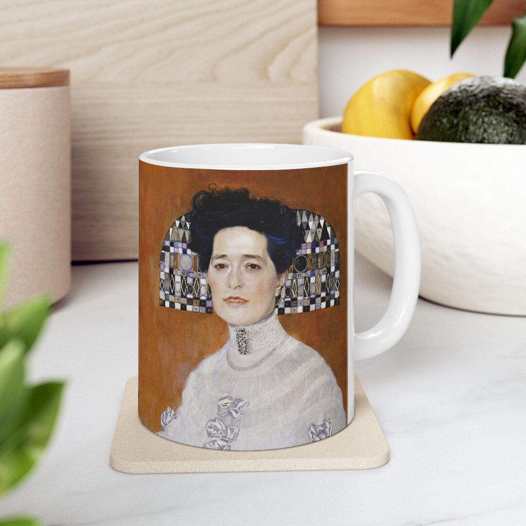 Gustav Klimt Portrait of Fritza Riedler - Artistic Ceramic Mug - Modern ...