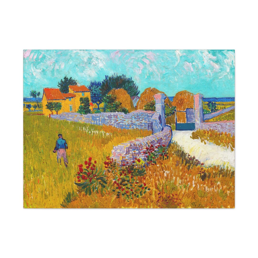 Enhance Your Home With Vincent Van Goghs Farmhouse in Provence, 1888 on ...