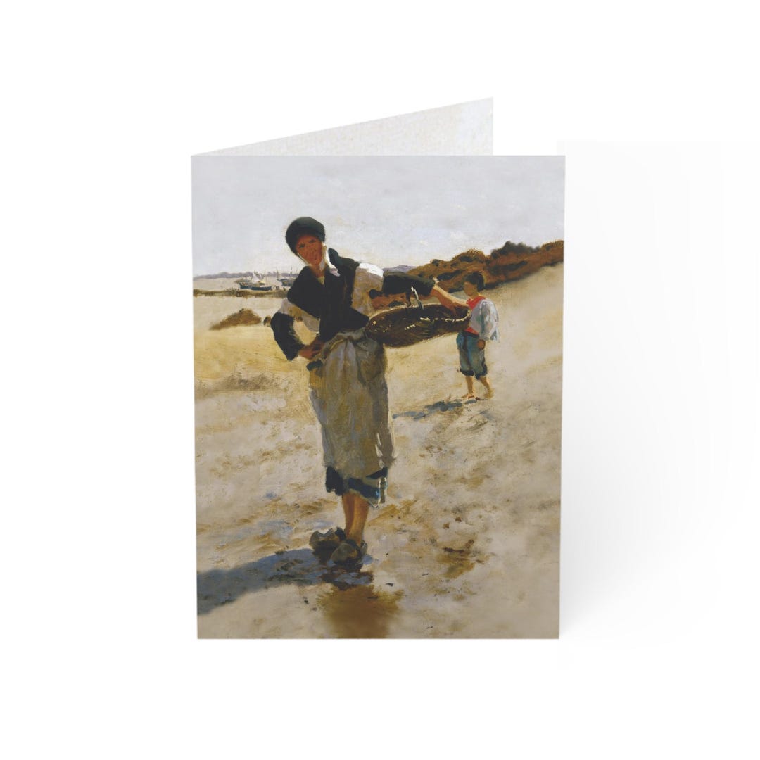 John Singer Sargent 1877 Sketch - Breton Woman With a Basket - Artistic ...