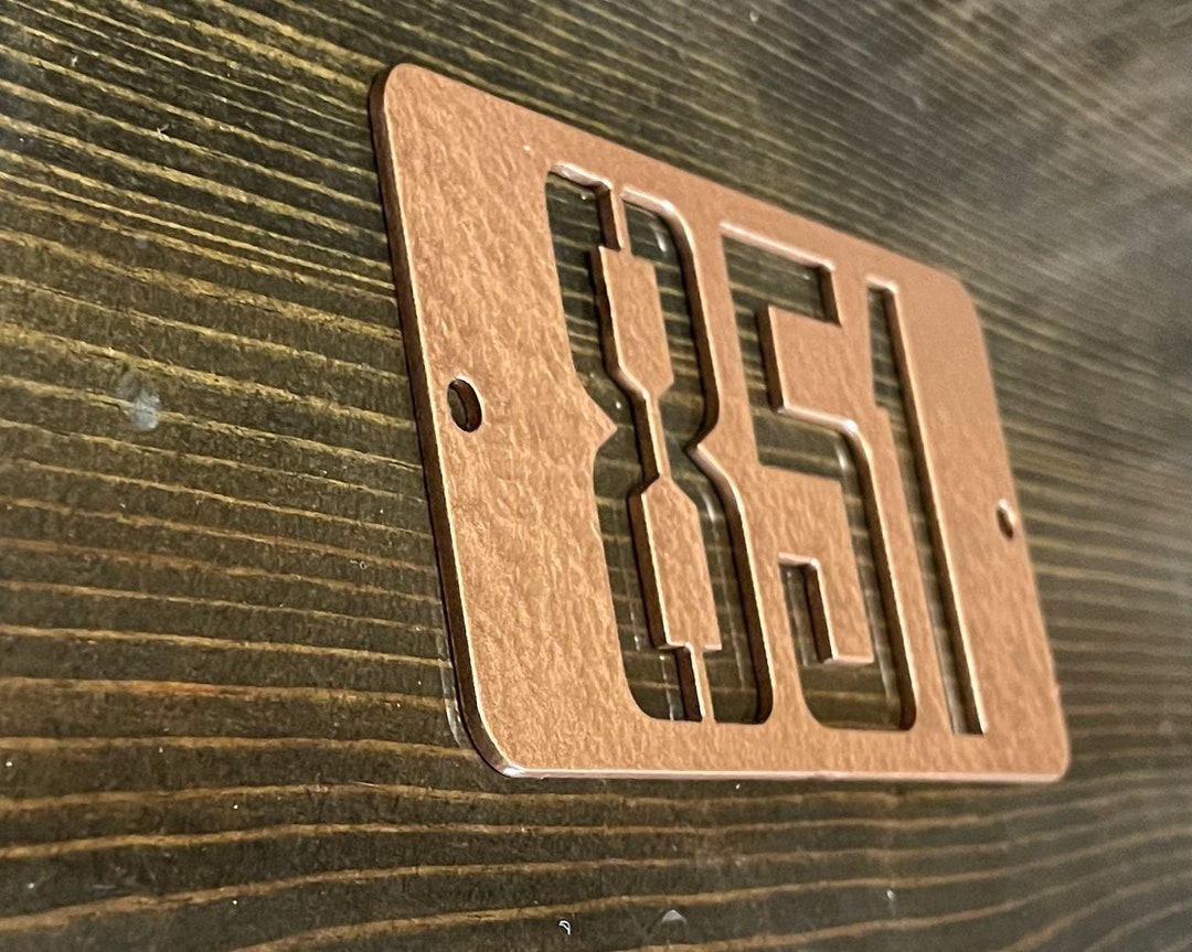 Custom Address Signs! Mailbox Numbers! Address Plaques! Heavy Duty 3" X ...