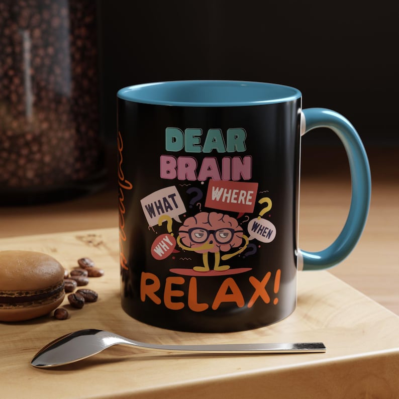 Overthinking Coffee Mug Gift for Her Anxiety Gift for Boss Funny Gift ...