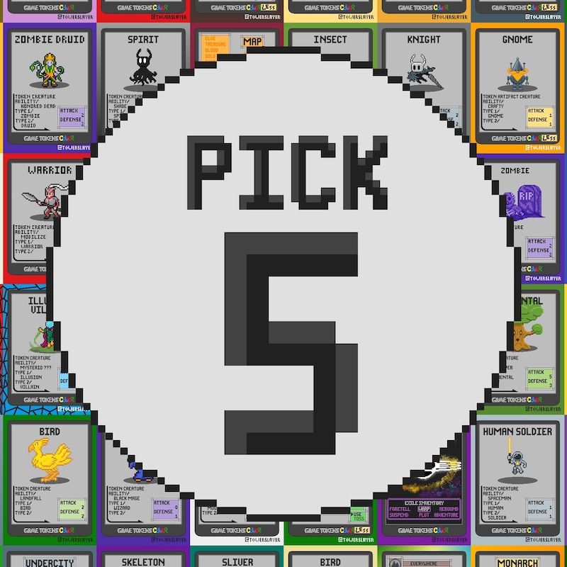Magic Tokens Pixel - Etsy