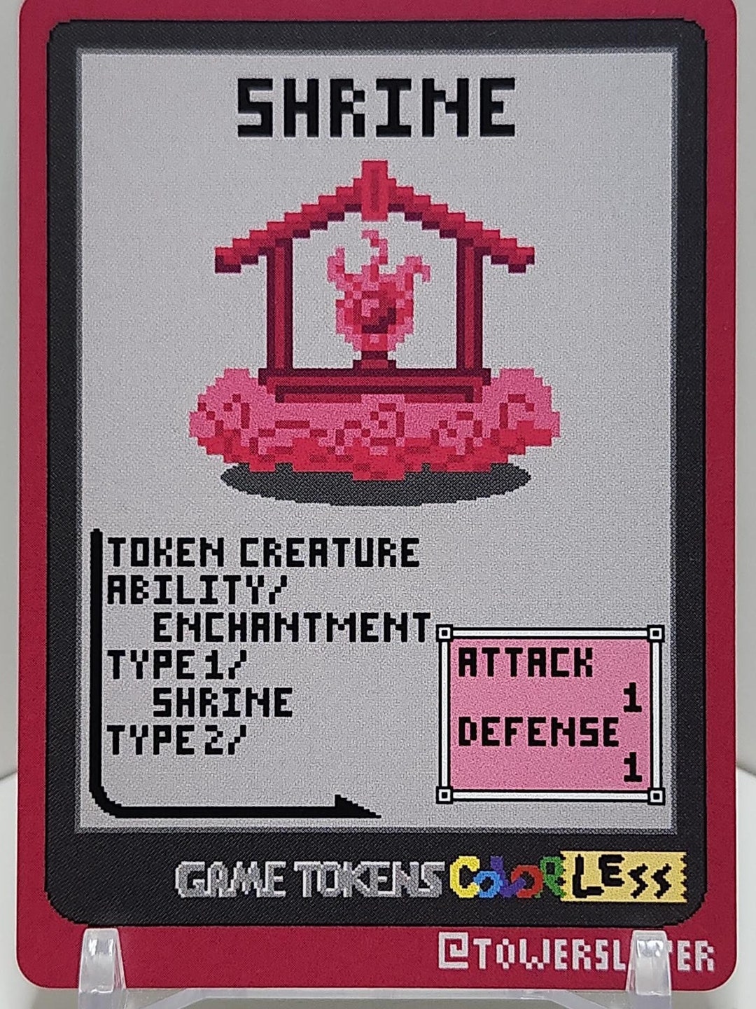 5 Shrine Tokens Game Tokens Color Magic the Gathering - Etsy