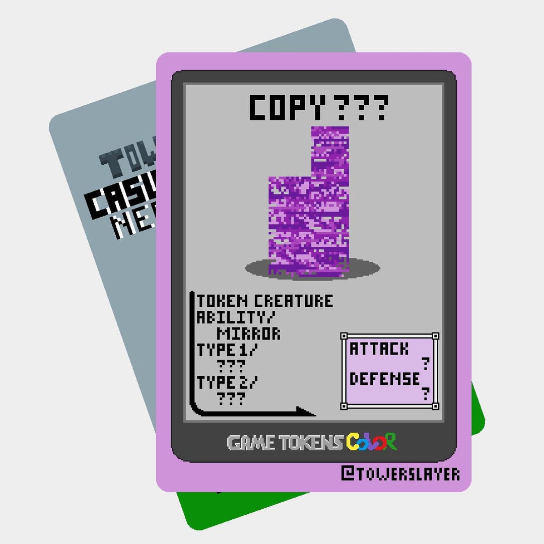 5 Copy Tokens - Game Tokens Color - Magic the Gathering - Etsy