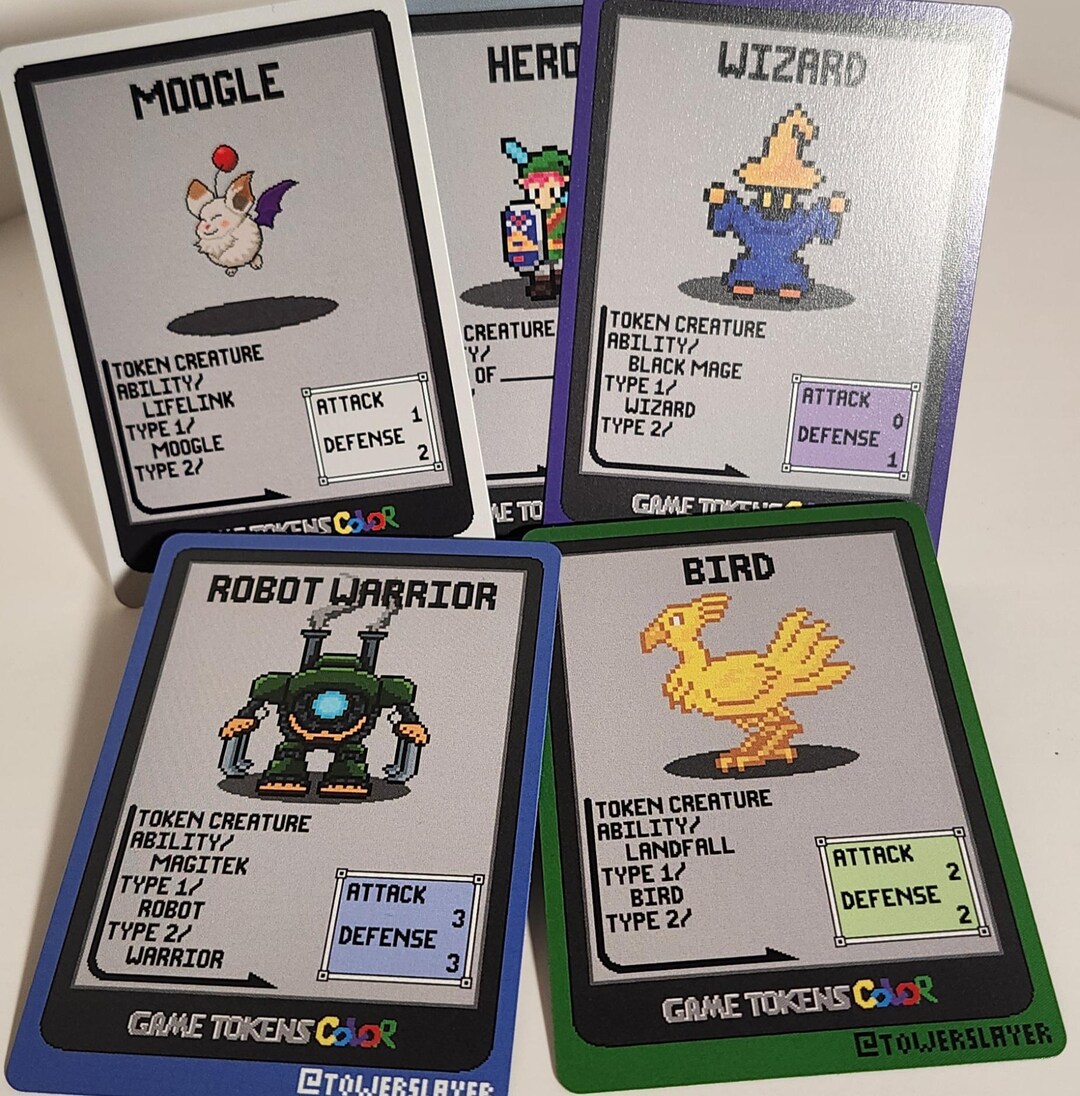 Final Fantasy Pack - 5 Tokens - Magic the Gathering - Etsy