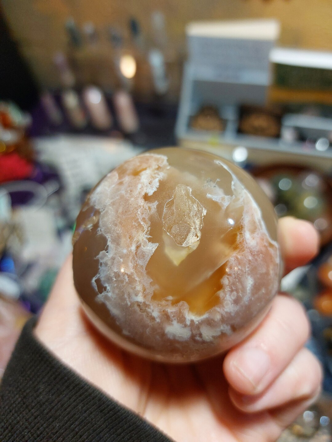 Incredible Flower Agate Sphere - Etsy