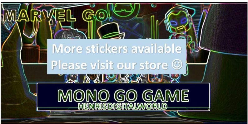 Mono Go Stickers | Movie Night | Stars for Vault | 150 Stars per Order ...