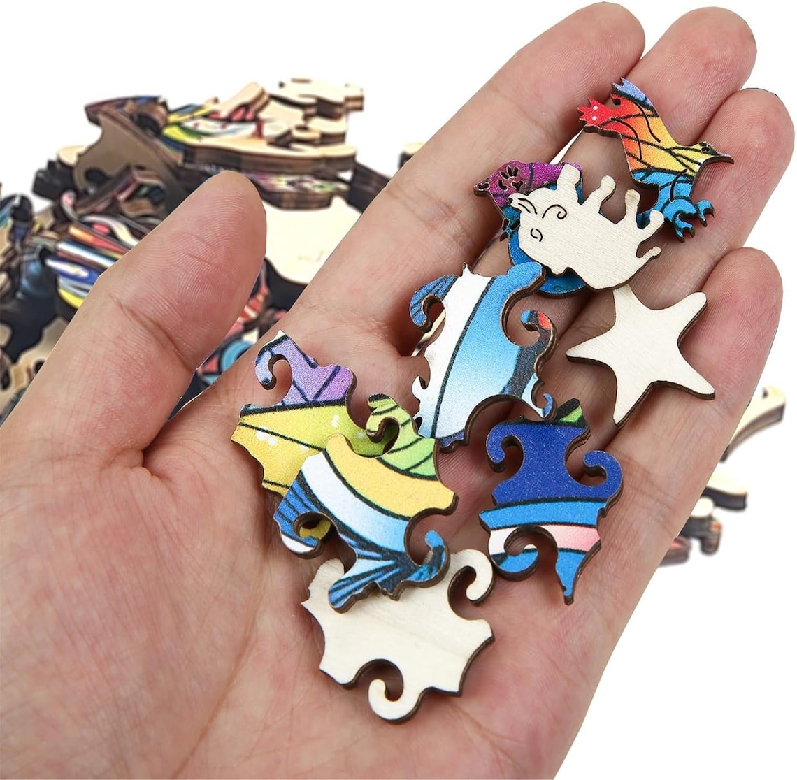 Colorful Cat Puzzle for Adults | Cute Wooden Jigsaw With Adorable ...