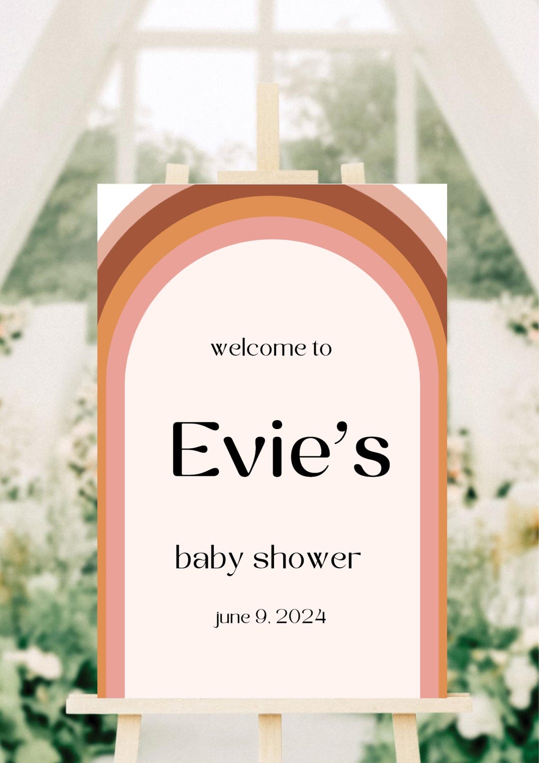 EDITABLE Event Welcome Sign Template, Baby Shower Sign, Bridal Shower ...