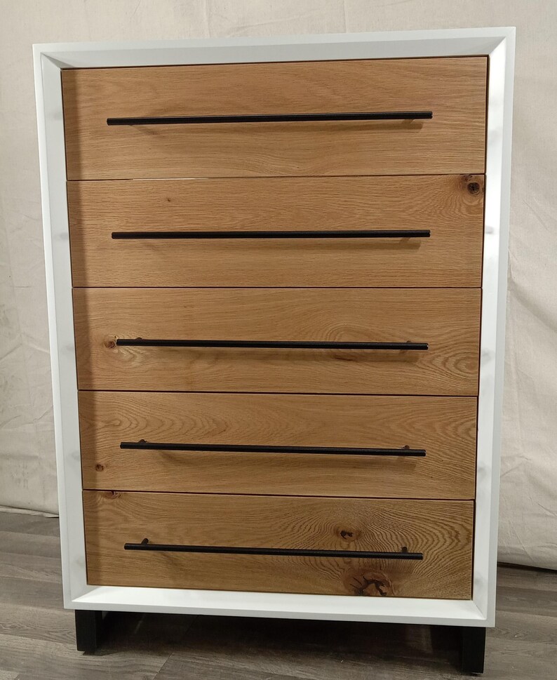 Handcrafted Modern Industrial Chest of Drawers 42t X 30w X 18d With ...