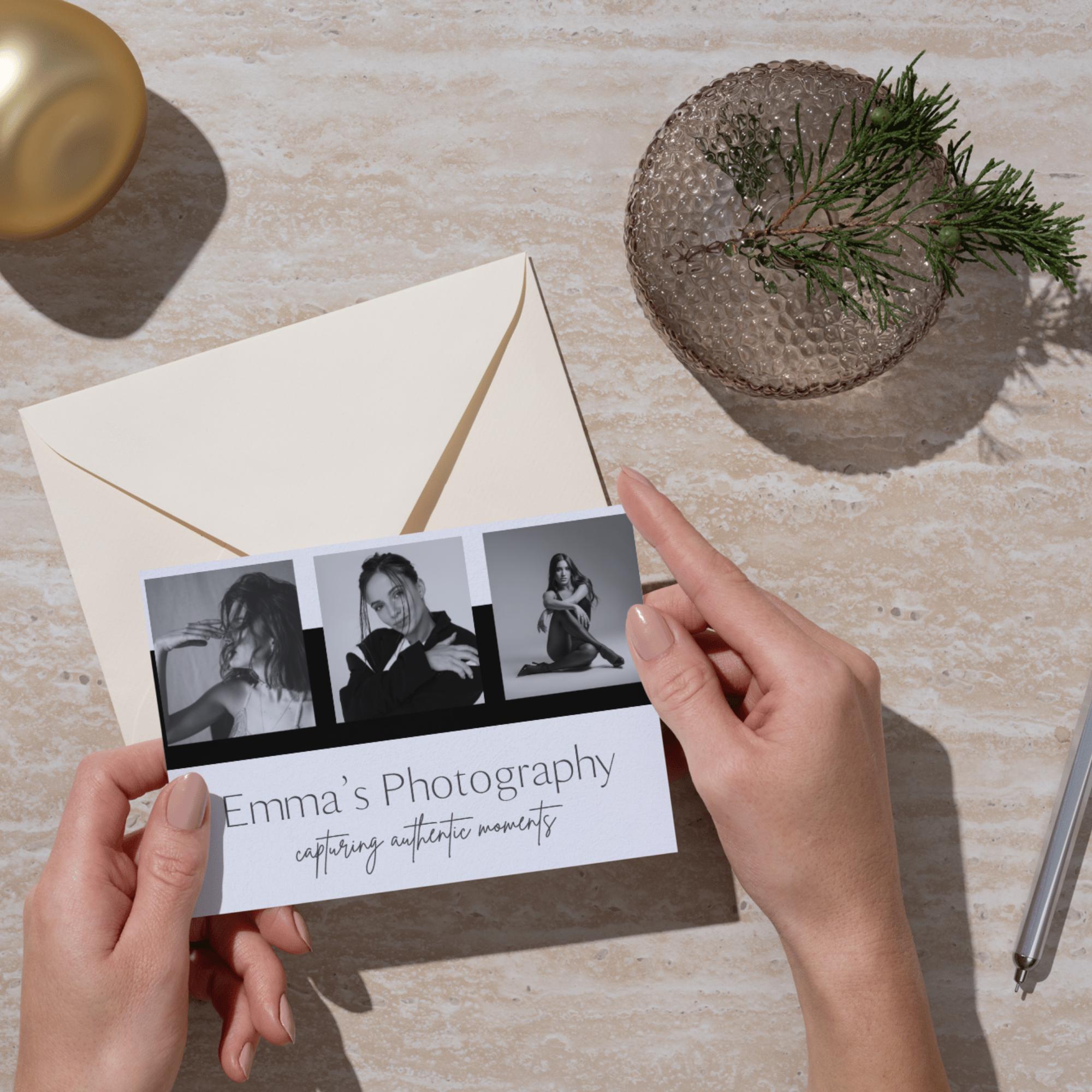 Photography Business Card Template Photography Gift Certificate Gift ...