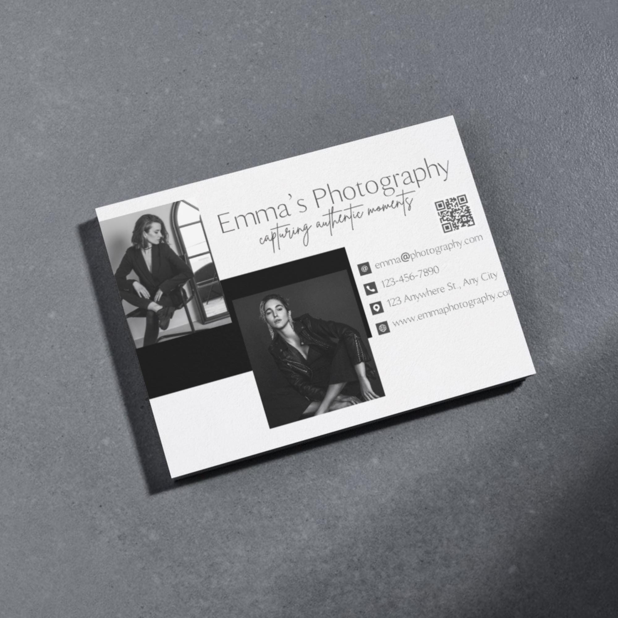 Photography Business Card Template Photography Gift Certificate Gift ...