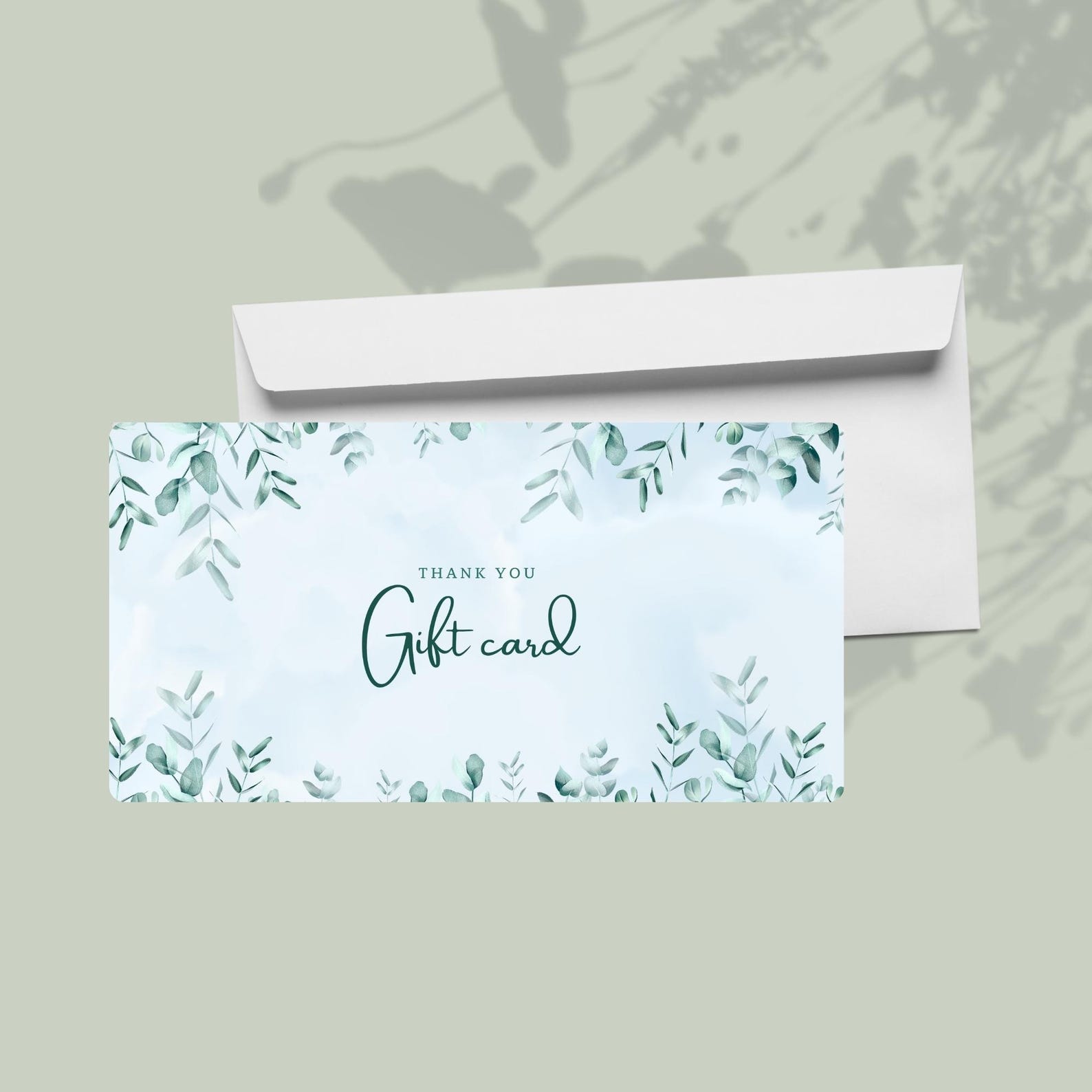 Thank You Card Gift Certificate Template Thank You Card Template ...