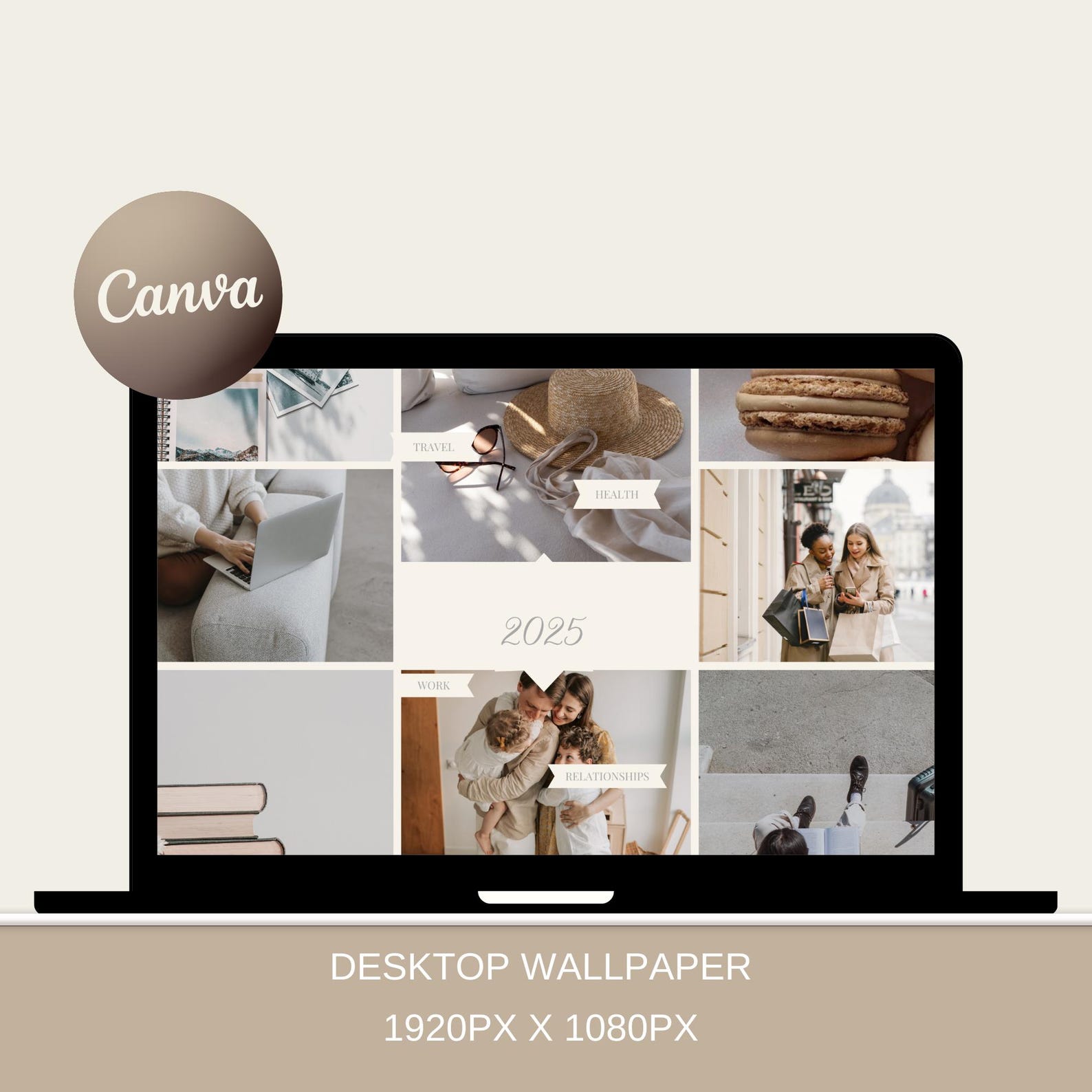2026 Vision Board Template Canva Vision Board Template Website Vision ...