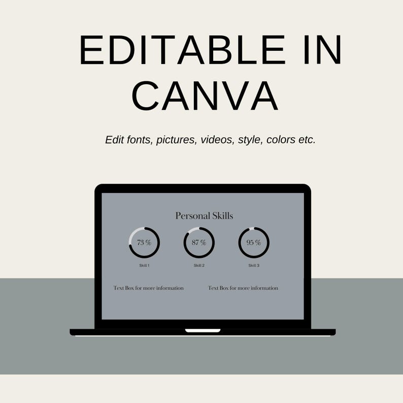 Gray Minimalist Portfolio Template – 12 Editable Pages for UGC ...