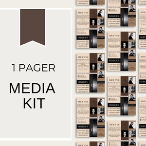 Media Kit Template Canva Rate Sheet Template Instagram Media Kit ...