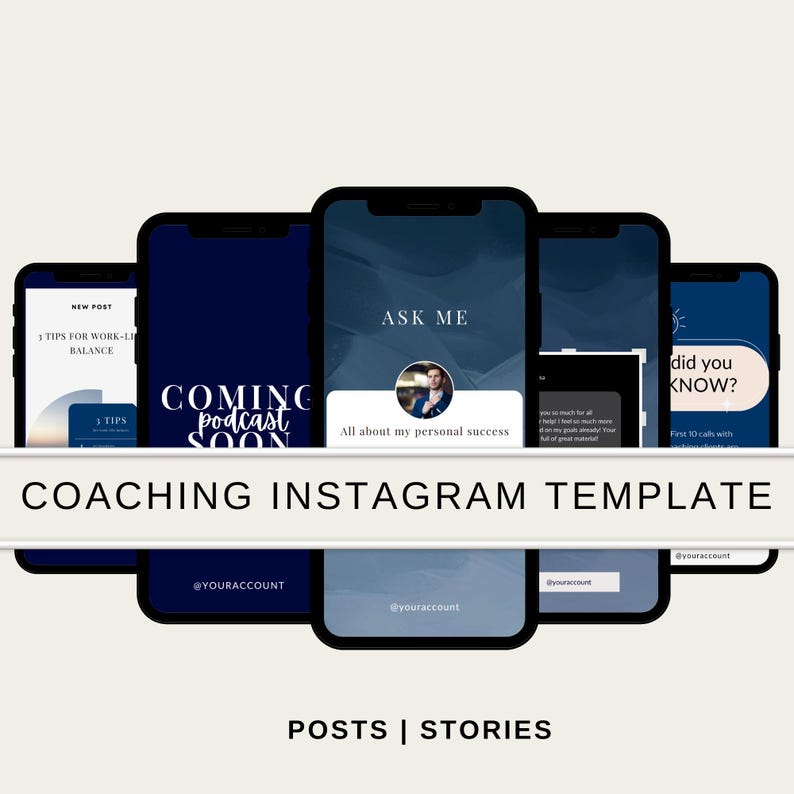 Coaching Instagram Post Template Canva Template Instagram Instagram ...