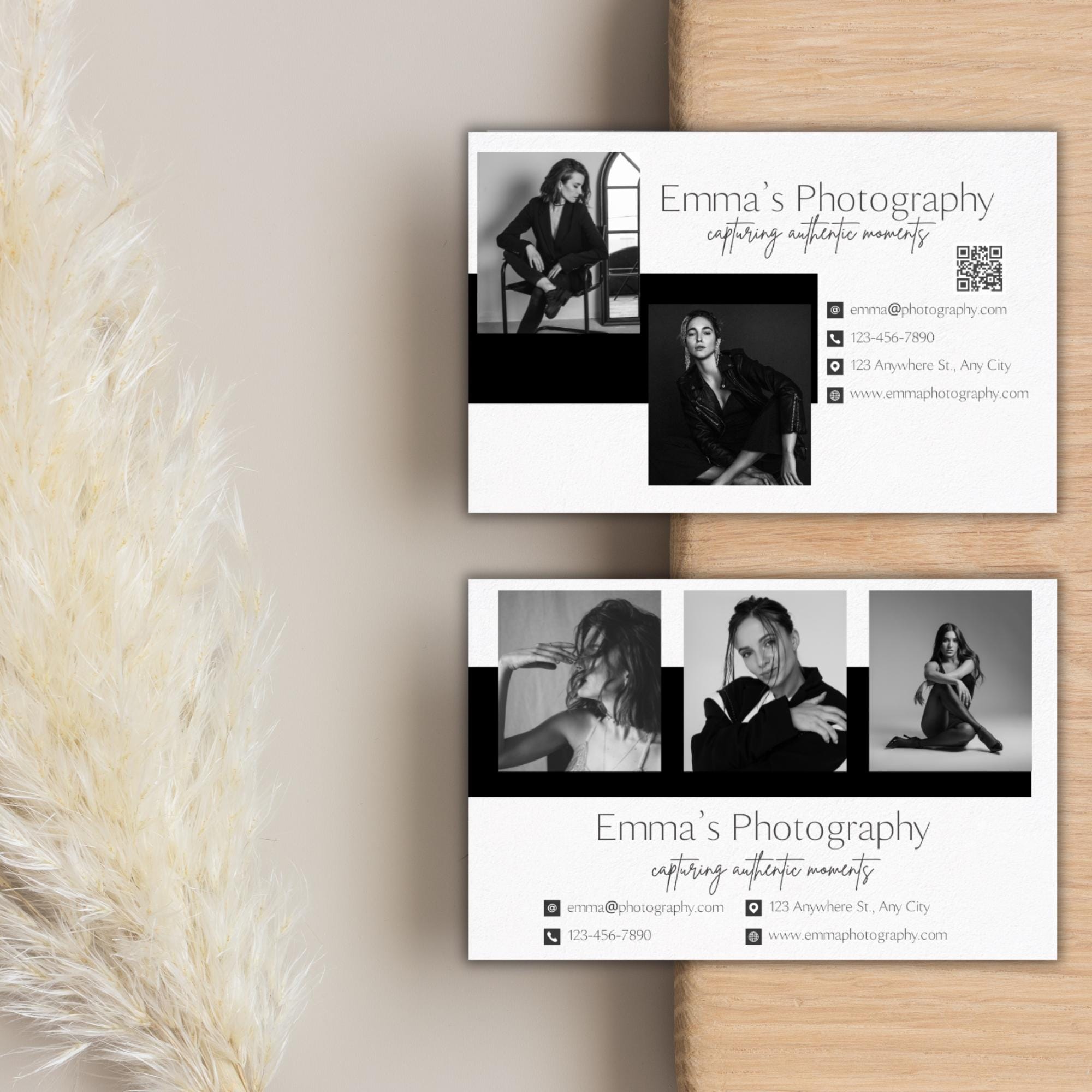Photography Business Card Template Photography Gift Certificate Gift ...