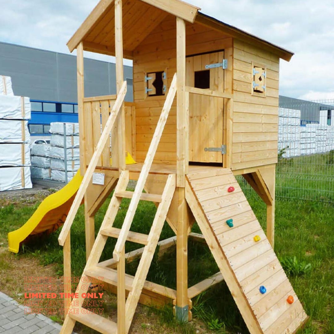 Playhouse Kit Tower Playhouse on Legs Play Wooden Children's Summer ...