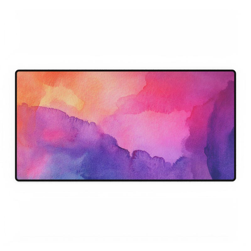 Pink and Blue Mouse Pad - Etsy