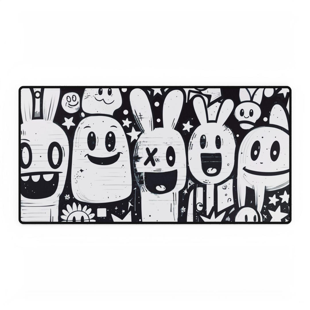 Graffiti Desk Mat, Urban Street Art Mouse Pad, XL Gaming Desk Pad ...