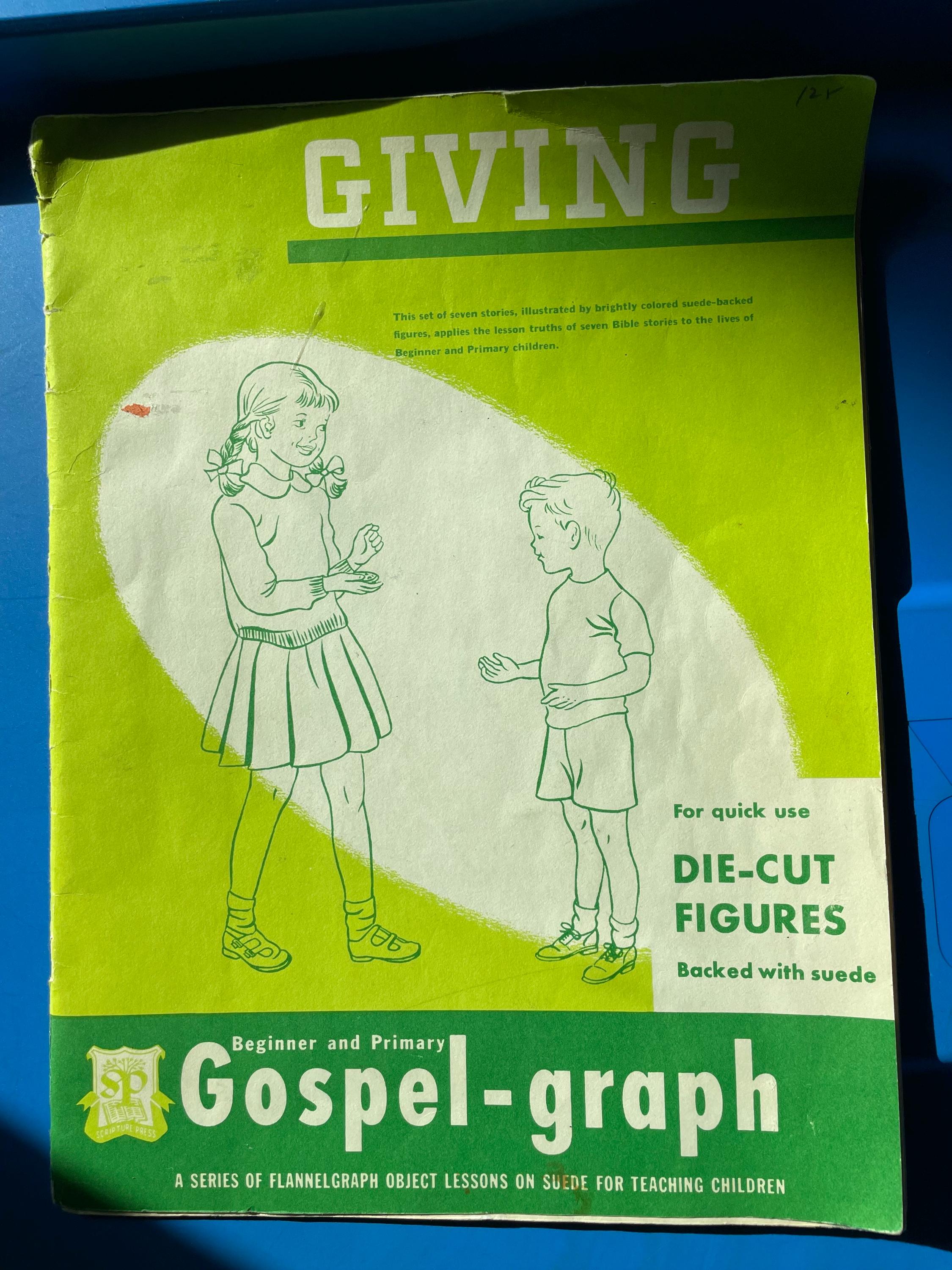 Gospel-graph From 1957 - Giving - A Series of Flannelgraph Object ...