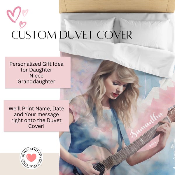 Taylorswift Bedding - Etsy UK
