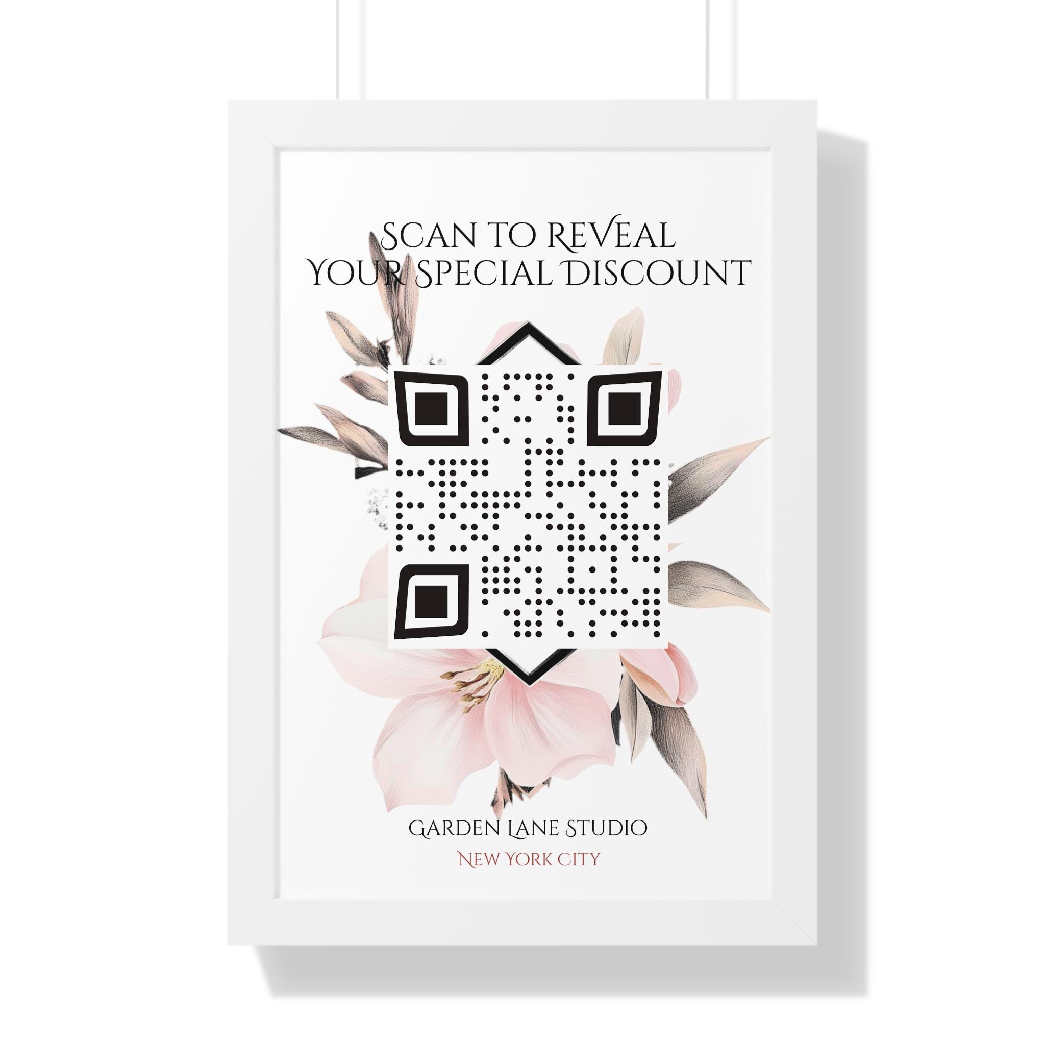 QR Code Sign Business Qr Code Business Custom Qr Code Sign Custom ...