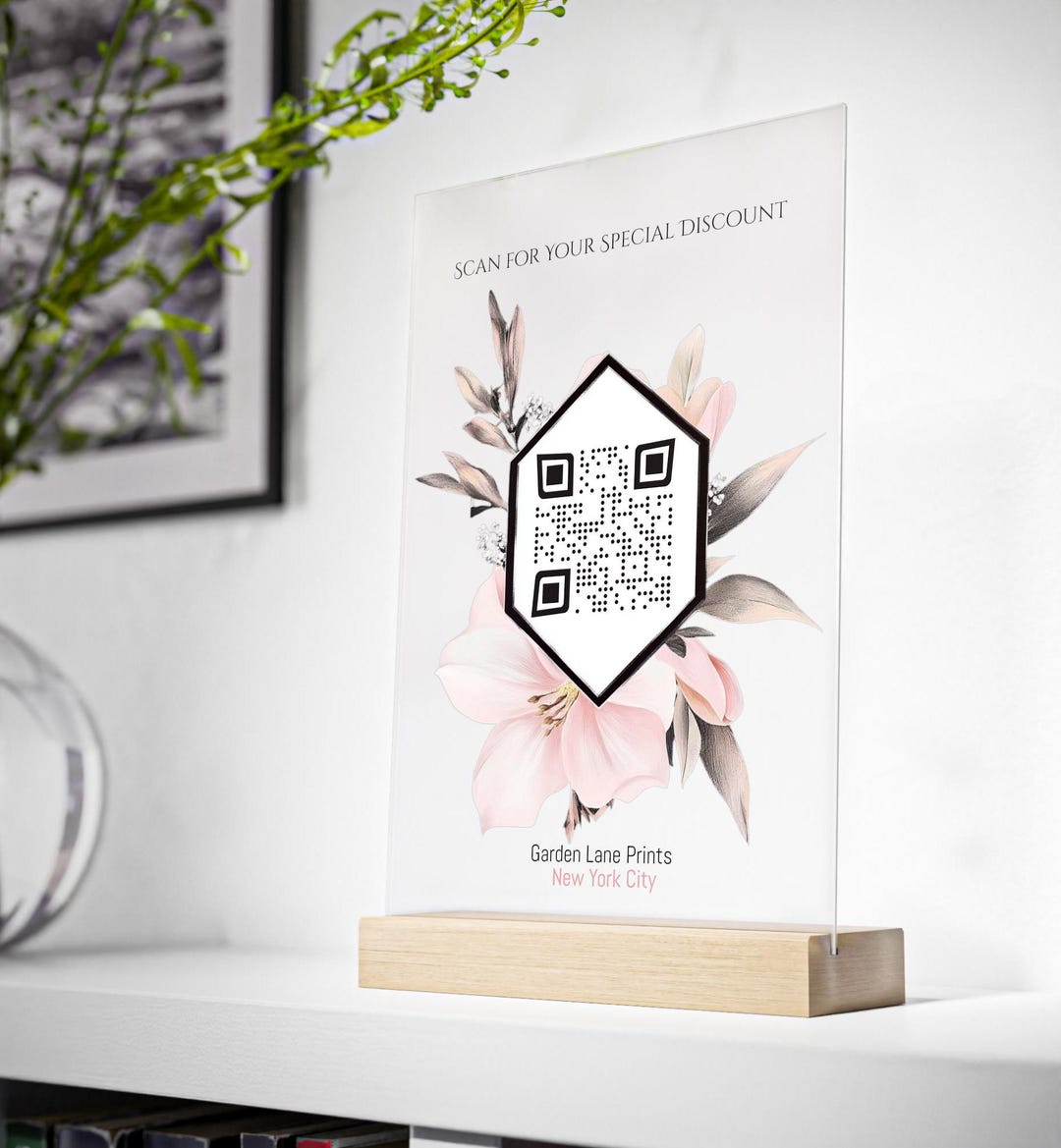 QR Code Sign Business Qr Code Business Custom Qr Code Sign Custom ...