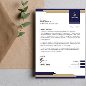 Letterhead Template Corporate Letterhead Multipurpose Letterhead ...