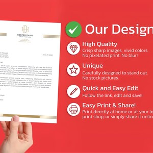 Luxury Letterhead Design Hotel’s Official Letterhead Template for ...