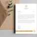 Luxury Hotel Letterhead Design Hotel’s Official Letterhead Template for ...