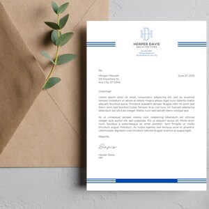 Luxury Letterhead Design Hotel’s Official Letterhead Template for ...