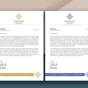 Luxury Hotel Letterhead Design Hotel’s Official Letterhead Template for ...