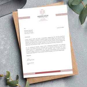 Luxury Letterhead Design Hotel’s Official Letterhead Template for ...