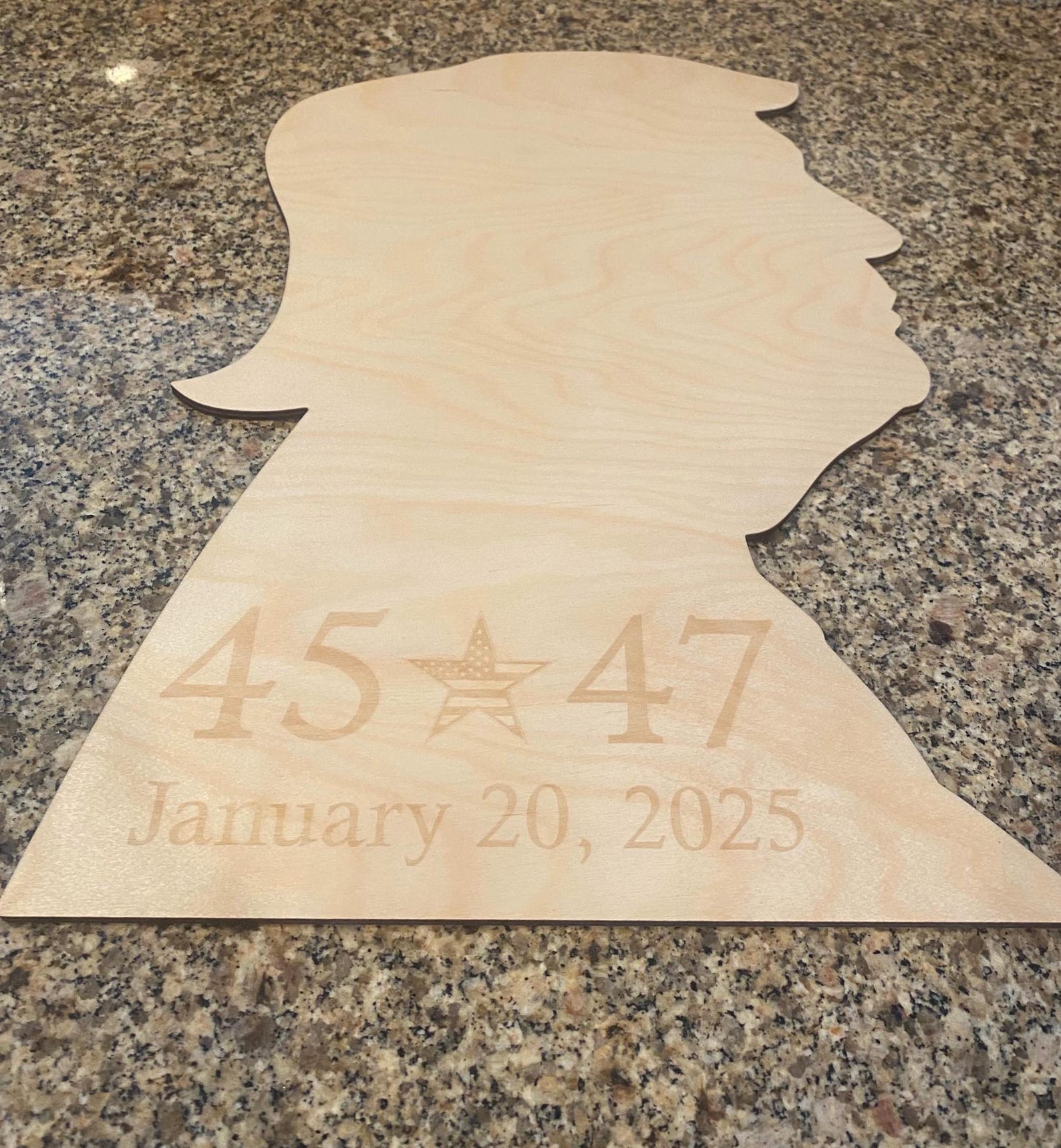 Custom Charcuterie Board President Trump Chacuterie Board Inauguration ...