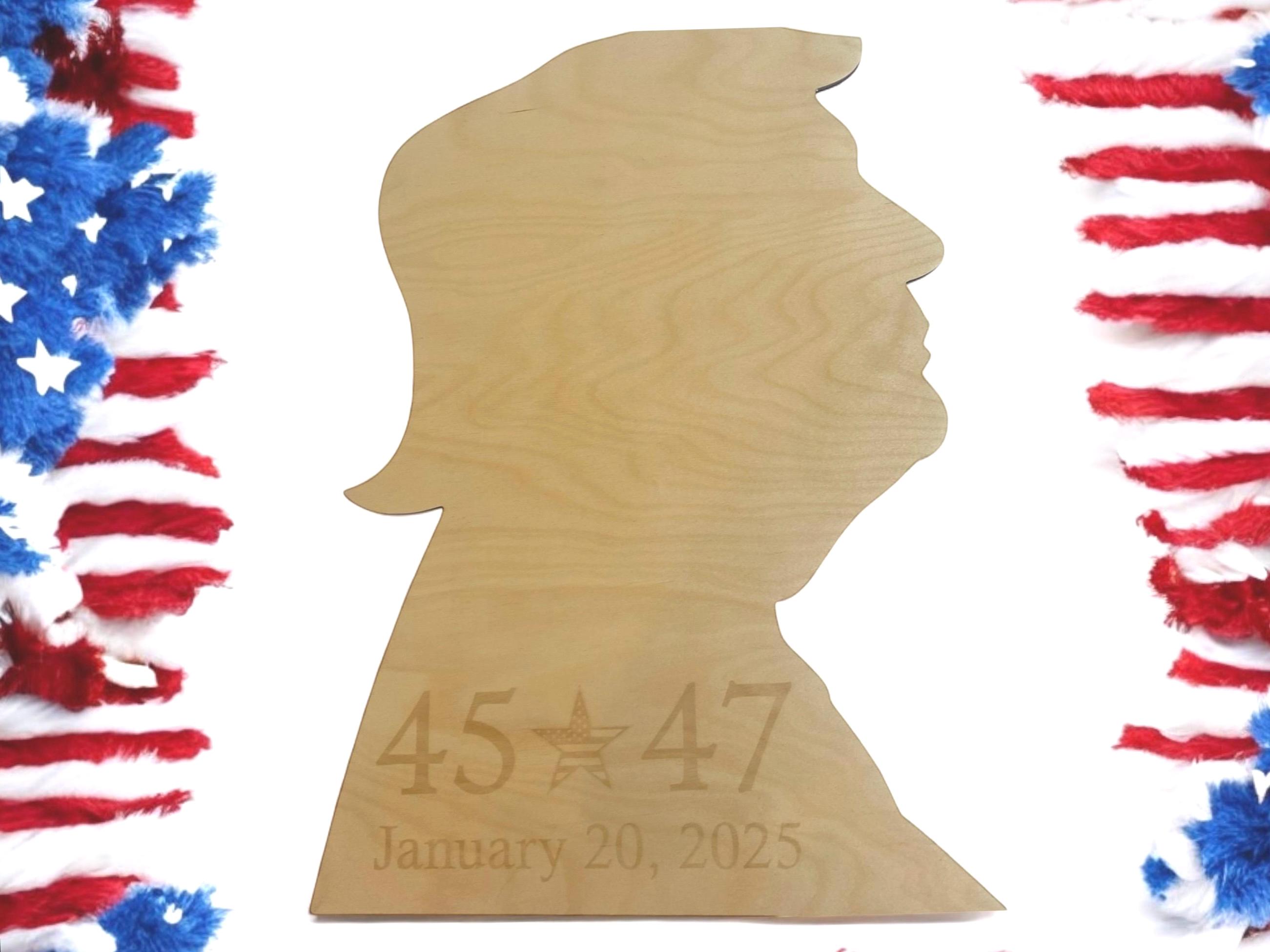 Custom Charcuterie Board President Trump Chacuterie Board Inauguration ...