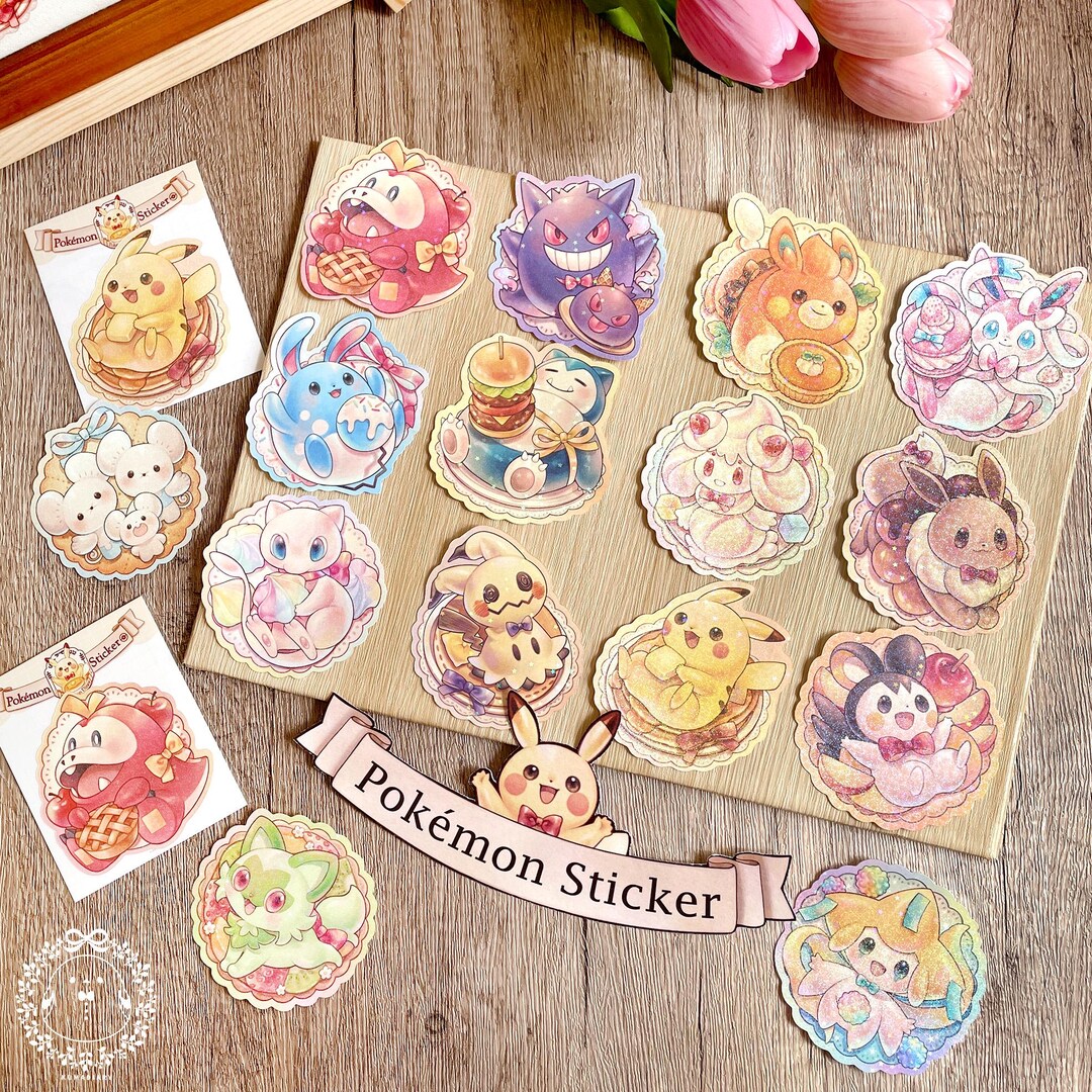 Adorable Pokemon Stickers | Cute Stickers | Kawaii Stickers | Pokemon ...