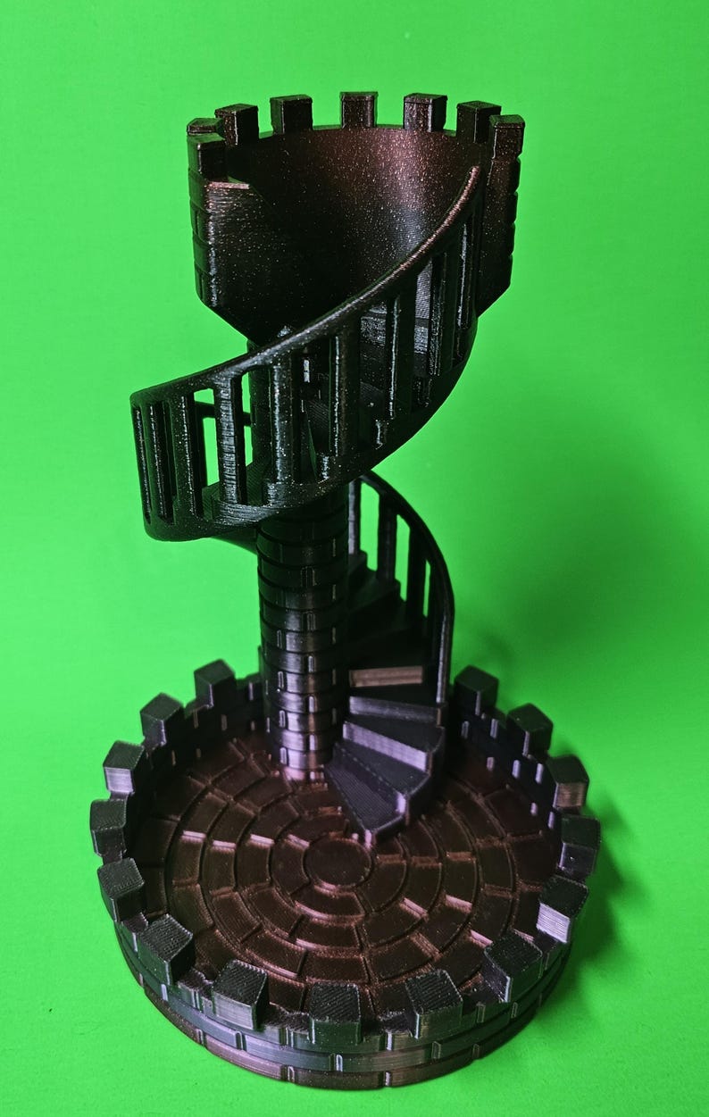 3d Printed Dice Tower - Etsy