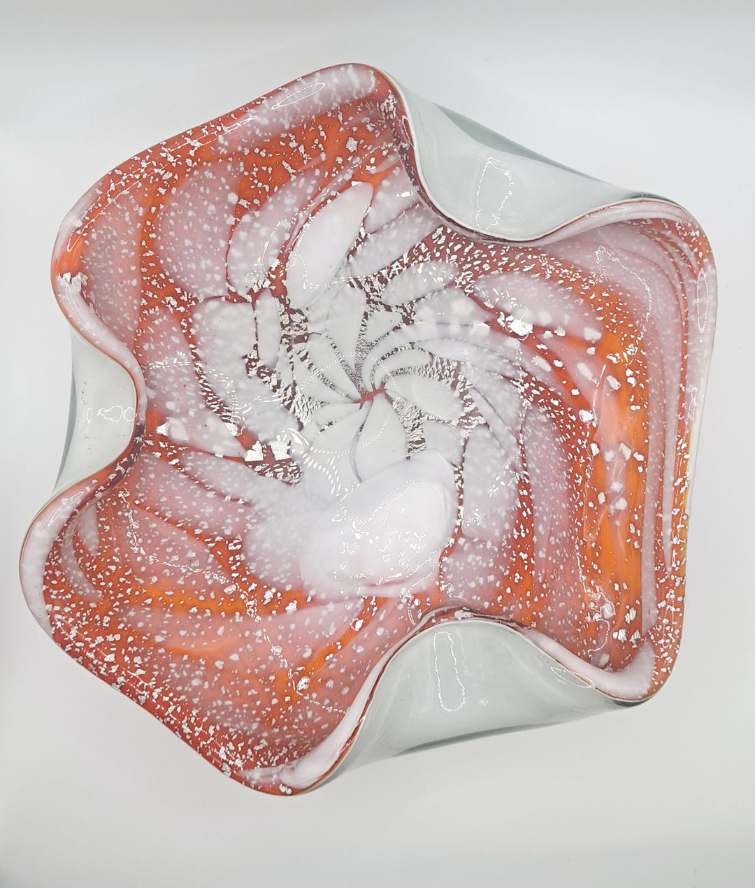 Italian Toolbox Murano Bowl From the 1970's, Stunning Murano Glass Bowl, Murano Barovier Toso ...