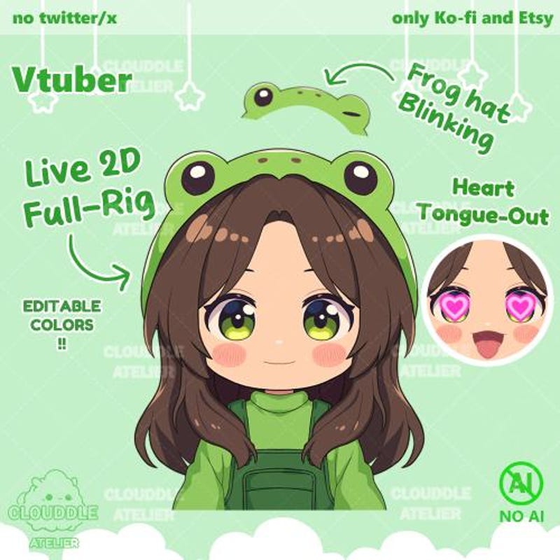 Vtuber Avatar Models - Etsy