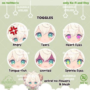 Cute Sheep Vtuber Live2d Model / Premade / Customizable Vtuber / Full ...