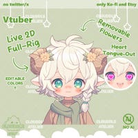 PNG Tuber | Cute Pngtuber Avatar for Streaming Vtubing | Chibi Art ...