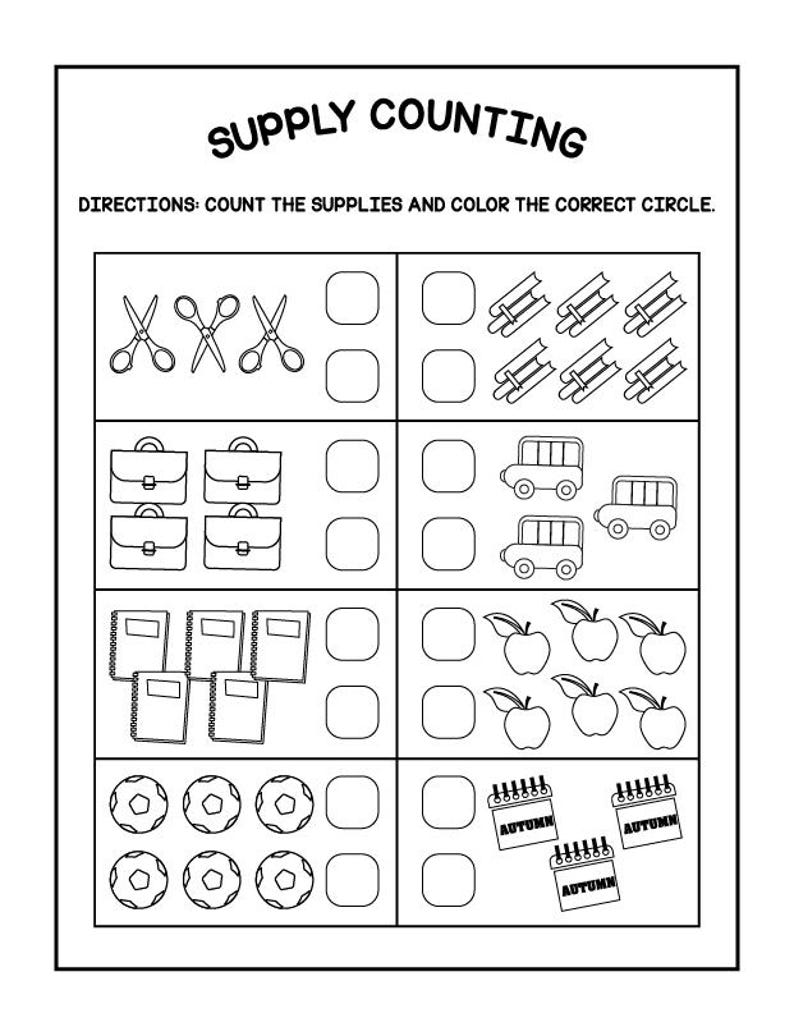 Comprehensive Math Worksheets Bundle for Kids| Fun Learning Activities ...