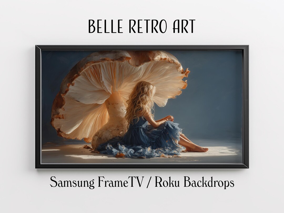 Dreamy Spring Nymph Frame TV Art, Romantic TV Wall Decor, Delicate ...
