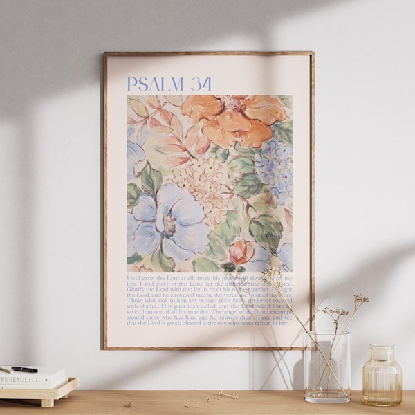 Psalm 34 - Etsy