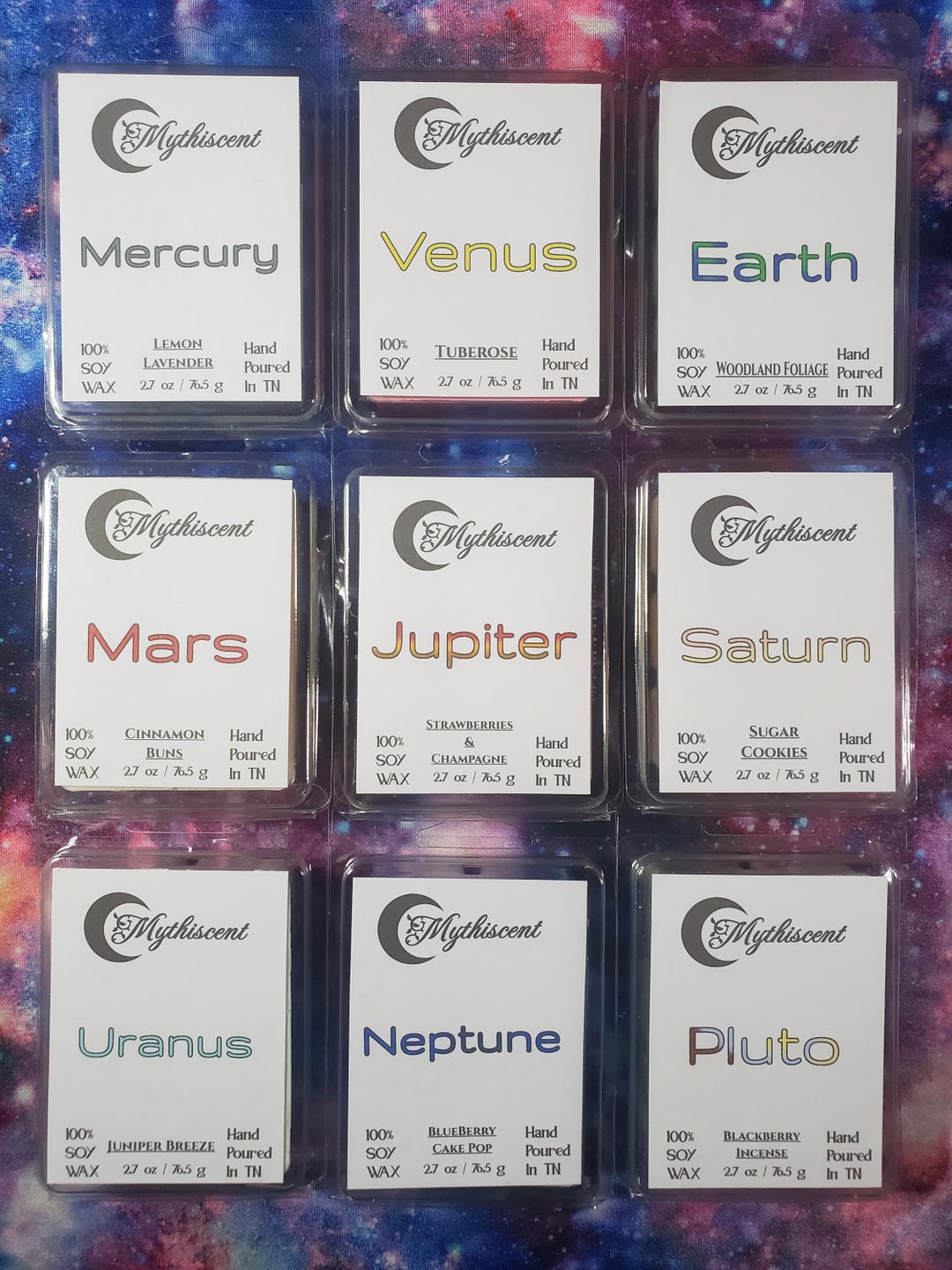 Celestial Collection – Planet Soy Wax Melts | Strong Scented | Handmade ...