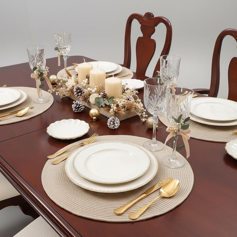 Queen Anne Mahogany Dining Set – Extendable Table With 6 Chairs ...